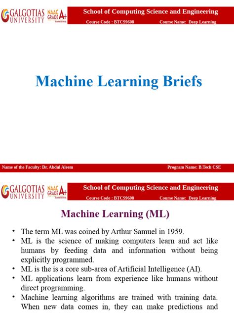01 Machine Learning Pdf Statistical Classification Machine Learning