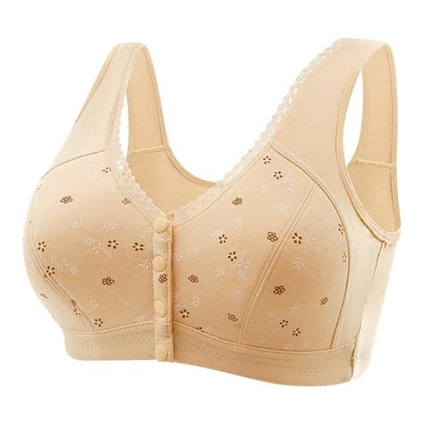 Amidoa Daisy Bra For Seniors Womens Bras Comfortable Front Closure 18