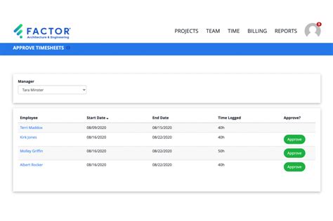 Making Timesheet Review And Approval Easier For Managers Factor Ae