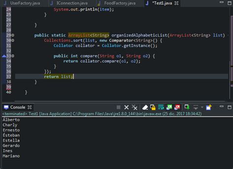 Java Como Ordenar Los Nombres De Contactos Alfabéticamente Incluyendo