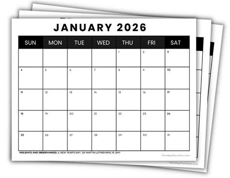 Printable Calendar 2026 Printable Pdf