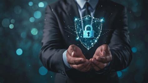 Premium Photo Protection Network Security Computer And Safe Your Data Concept