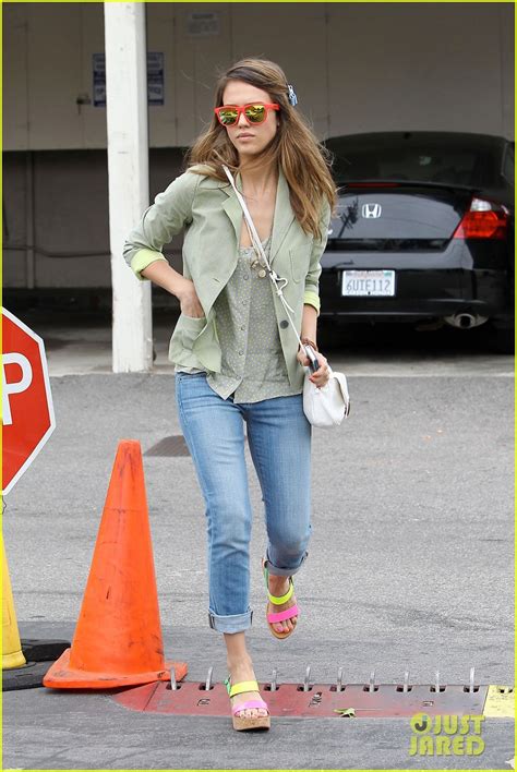 Photo Jessica Alba Neon Outfits 08 Photo 2674773 Just Jared