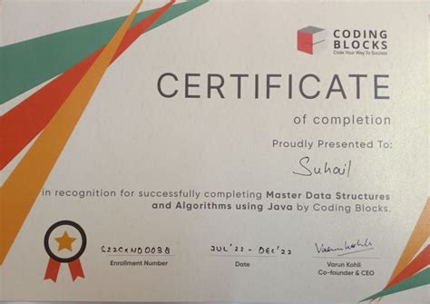 Suhail On Linkedin Just Completed Dsa Using Java