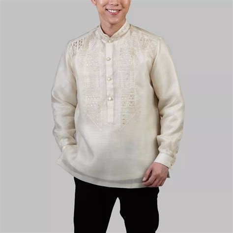 Barong Tagalog Wedding Groomsmen Attire Traditional Fashion Wedding