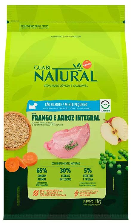 Guabi Natural 2,5kg Filhotes Mini (FRA/ARR), Nutrivet - Pet Shop em ...