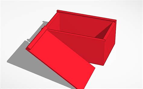 3d Design Sliding Box Tinkercad