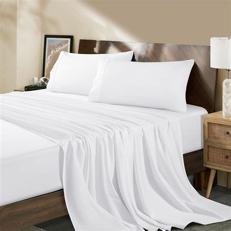 Shilucheng 100 Egyptian Cotton Queen Size Sheets Set
