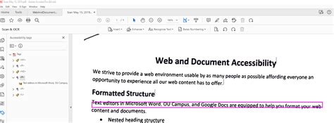 Create Tag From Selection In Adobe Acrobat Pro Help Illinois State