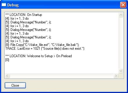 Debugging Your Scripts