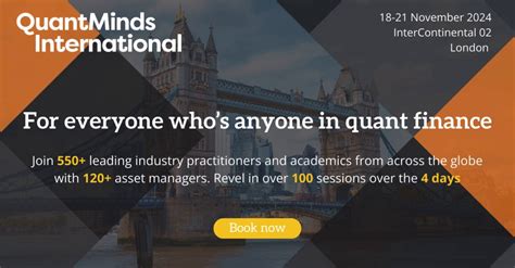 Video Quantminds On Linkedin The Worlds Leading Quant Finance Event 👋