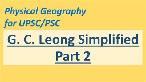 Landforms Upsc Cse Gs Unacademy