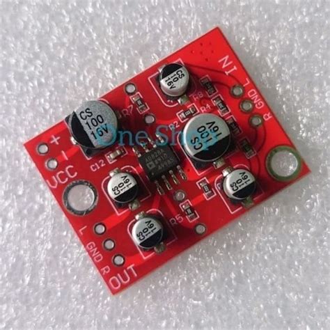 Jual Ad828 Stereo Preamp Power Amplifier Board Preamplifier Module Shopee Indonesia