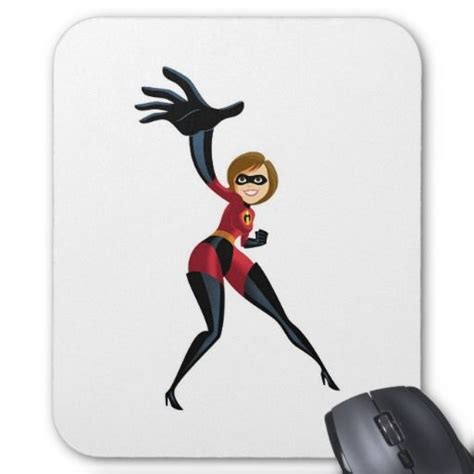 The Incredibles Mrs Incredible Elastigirl Mouse Pad Zazzle The Incredibles The