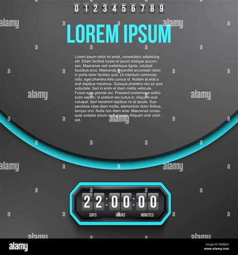 Background Coming Soon And Countdown Timer Vector Stock Vector Image And Art Alamy