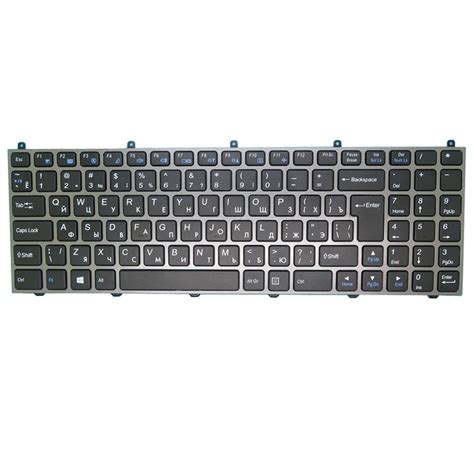 Laptop Keyboard For Icl Raybook Si152a Russain Ru With Gray Frame New Linda Parts