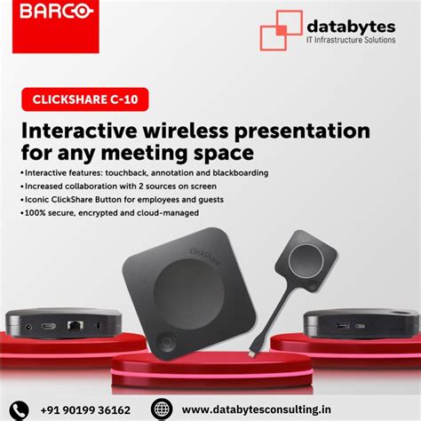 Unlocking Seamless Collaboration A Dive Into Clickshare C 10 By Databytes Consulting