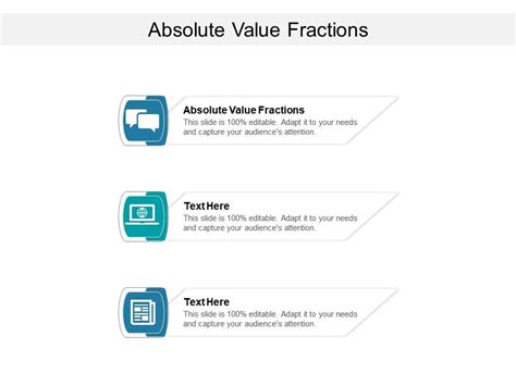 Absolute Value Fractions Ppt Powerpoint Presentation Summary Portfolio Cpb Presentation