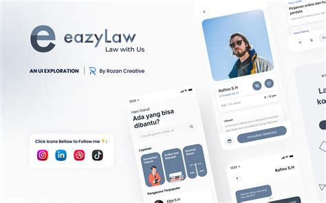 Free Ui Kit Law App Eazylaw Figma