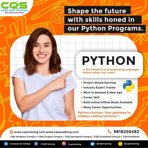 cqs training private limited on linkedin pythonprogramming