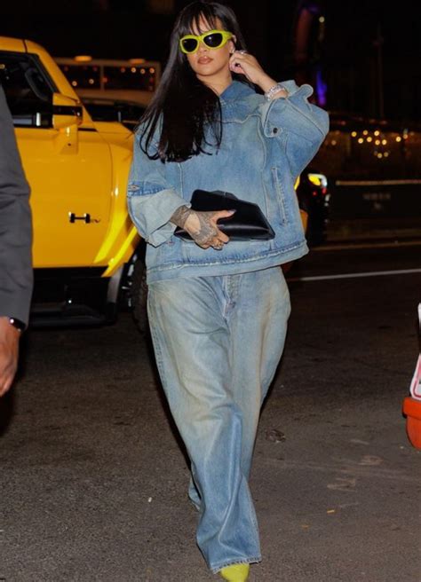 Rihanna Denim Hoodie Usa Jacket Store
