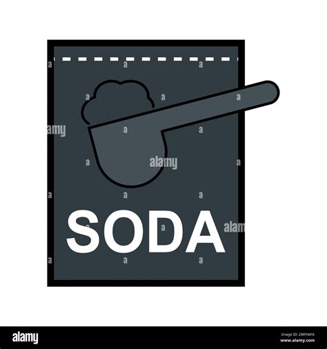 Baking Soda Ingredient Icon Cook Food Design Symbol Bakery Product