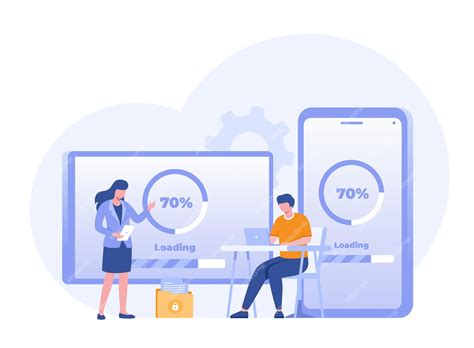 Premium Vector Download File Document Upload File To Cloud System Save Data Flat Vector