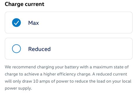 Reduced Charge Current Setting Not Working Volkswagen Id Forum