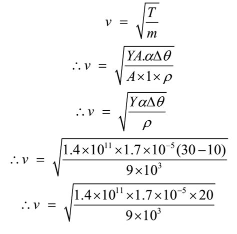 Speed Of Transverse Wave In A Stretched Wire And Solid