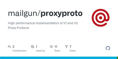 Github Mailgunproxyproto High Performance Implementation Of V1 And V2 Proxy Protocol