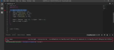 Linux Debug Launch Command Shows Up In Terminal Window · Issue 3298 · Microsoftvscode