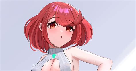ホムラゼノブレイド2 Sweater Pyra Makamaruのイラスト Pixiv