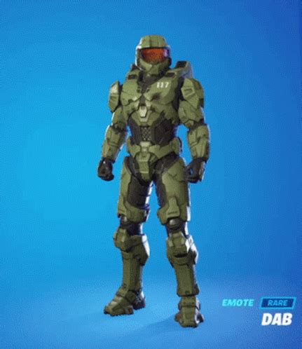 Fortnite Halo Master Chief Dab Emote Dance GIFDB
