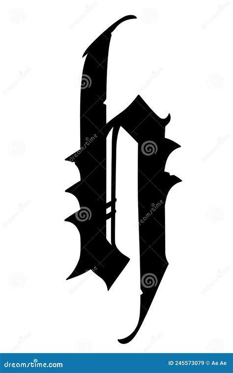 Old English Letters H