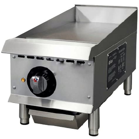 Maple Leaf Electric 12 Thermostatic Griddle 1 Steel Plate 240vsin