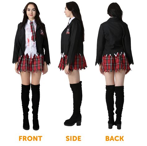 Ice Cream Besserbay Girls Halloween Schoolgirl Costume Set 3 Piece