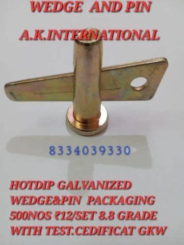 Nylon Hot Dipped Galvanized Pin And Wedges Packaging Type Bag At ₹ 12