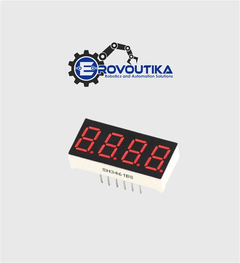4 Digit 7 Segment Display Sh3461bs Shop Erovoutika