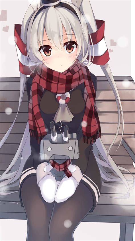 Аниме девочка на скамейке · 1080x1920 Iphone 6s 7 8 бесплатная фотография от Chappie