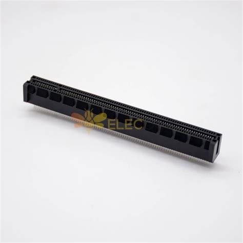 Pci E Connector 16x 164 Pin Splint Black Memory Card Slot Connector
