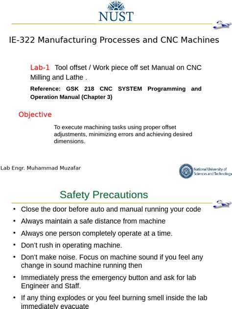 Ie 322 Lab Lecture 2 Pdf Numerical Control Machining