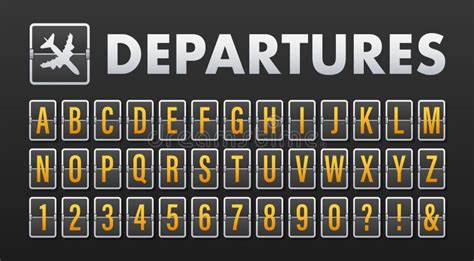 Travel Alphabet Numbers Stock Illustrations 837 Travel Alphabet