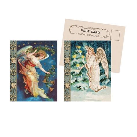Angel Postcards Etsy