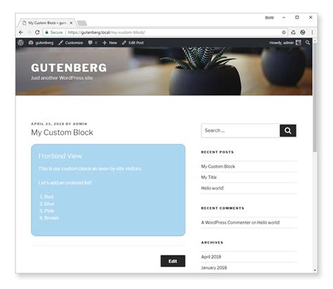 Wordpress Gutenberg Block Api Block Look And Feel Envato Tuts