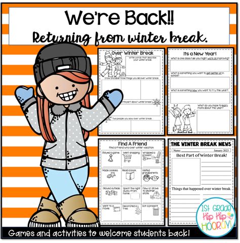 Games And Activities For Welcome Back From Winter Break