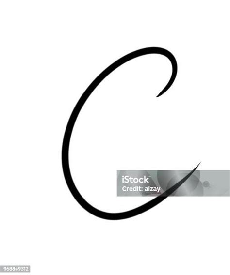 표현 브러시 붓글씨 필기체 스크립트 문자 C 강철에 대한 스톡 사진 및 기타 이미지 강철 검은색 금속 Istock