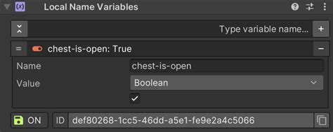Local Name Variables Documentation