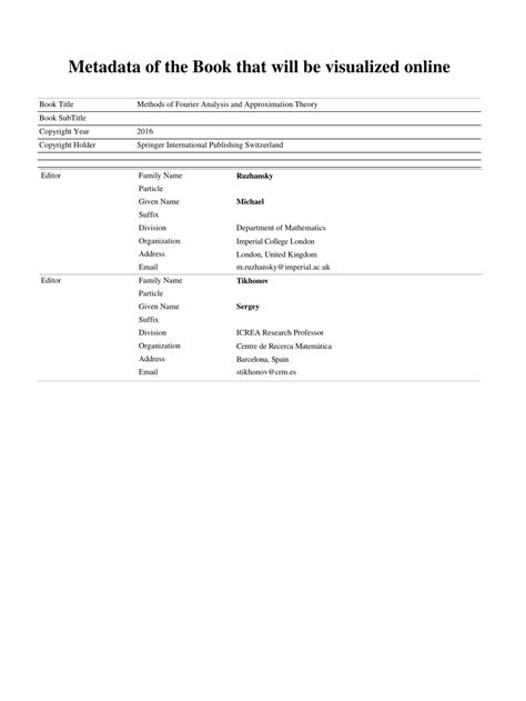 Pdf Some Problems In Fourier Analysis And Approximation Theory