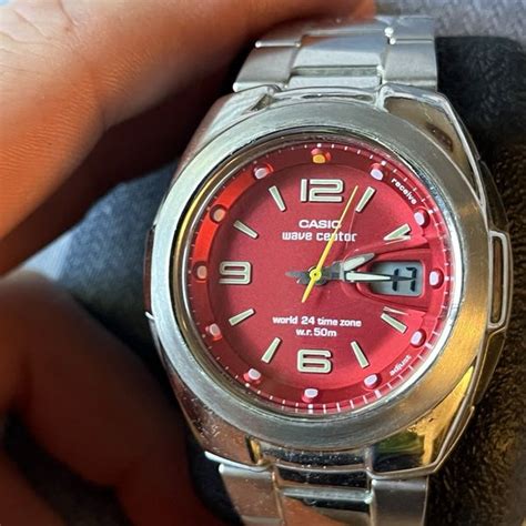 Casio Wave Ceptor 4303 Wvq 201ha Radio World Time Menâ S Wristwatch