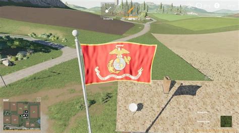 Usms Flag V10 Object Farming Simulator 2022 19 Mod